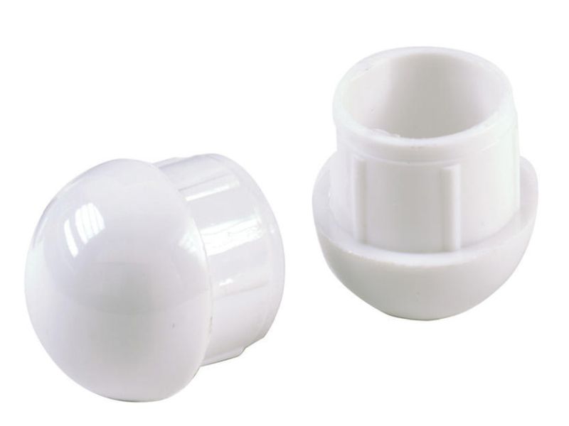 Round Internal Patio Furniture Dome Insert Tips, 1-Inch, 4-Pack, White ...