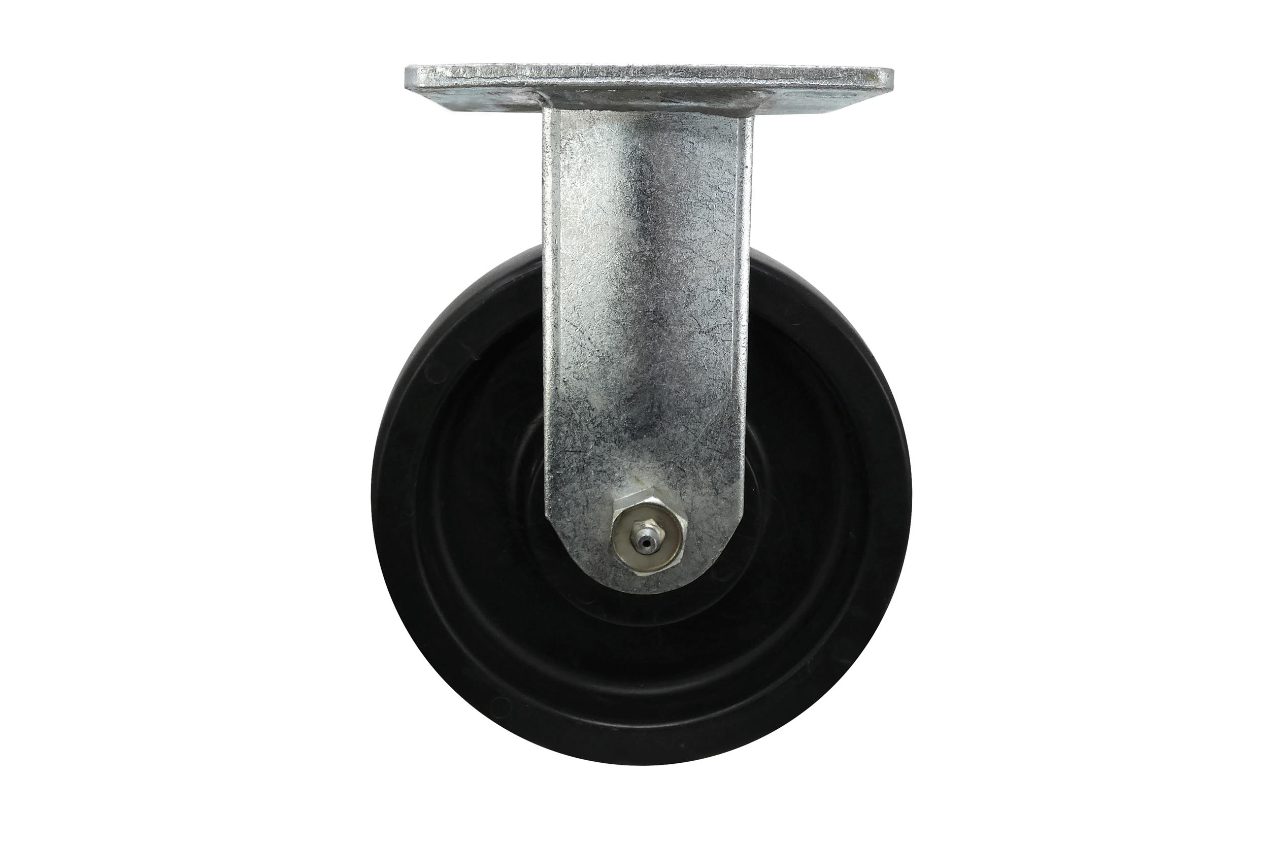 6-Inch Polypropylene Wheel Rigid Plate Caster, 550-lb Load Capacity ...