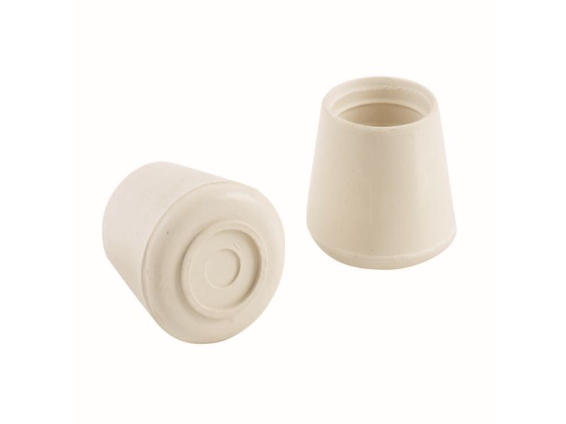 1/2-Inch White Rubber Leg Tip, 40-Pack – Shepherd Hardware