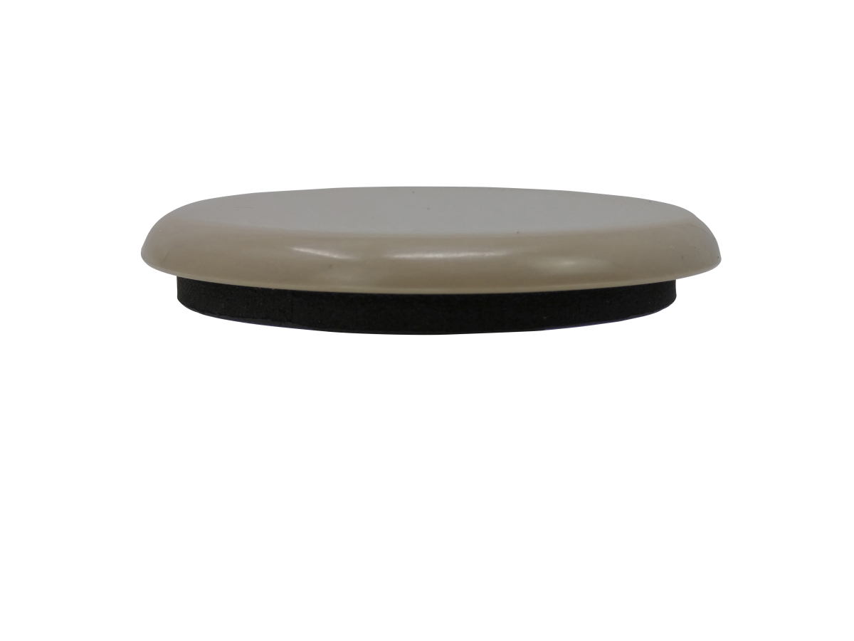 3-1/2-Inch Reusable, Round, Slide Glide Furniture Sliders, Beige, 4 ...