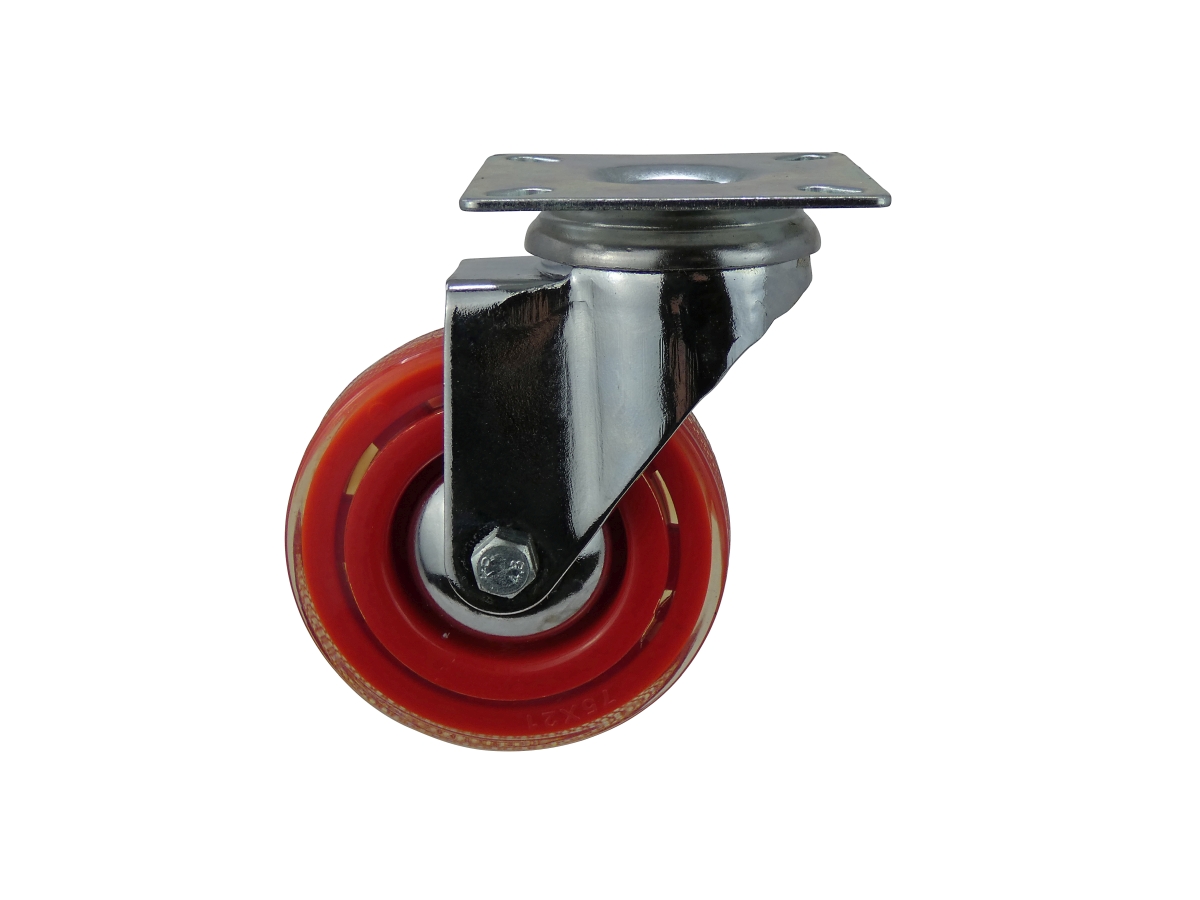 3-Inch Commerical Grade Color Designer Casters, Rhubarb – Shepherd Hardware