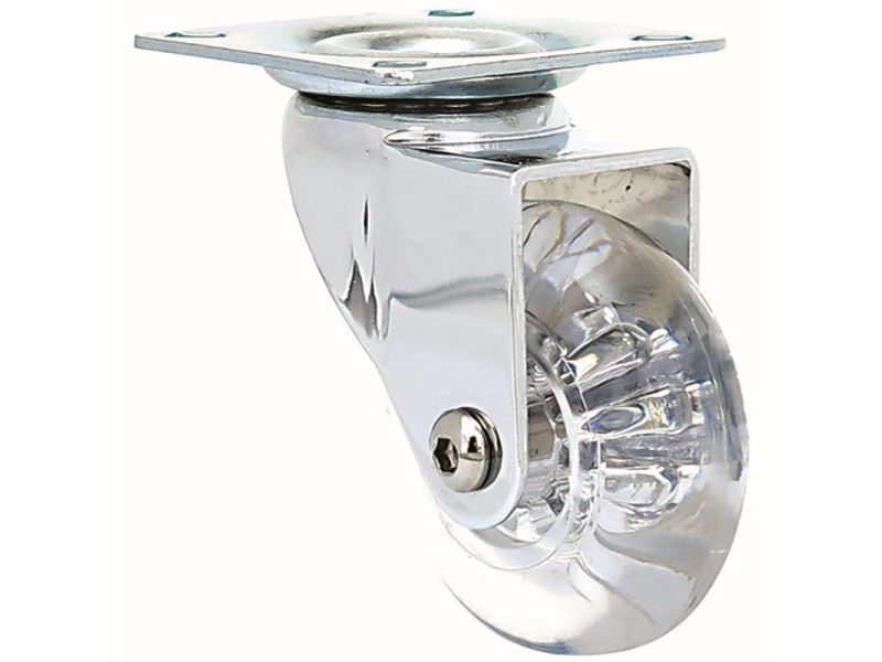 1.4-Inch Clear Designer Casters, Mini Jewel 2-Pack – Shepherd Hardware