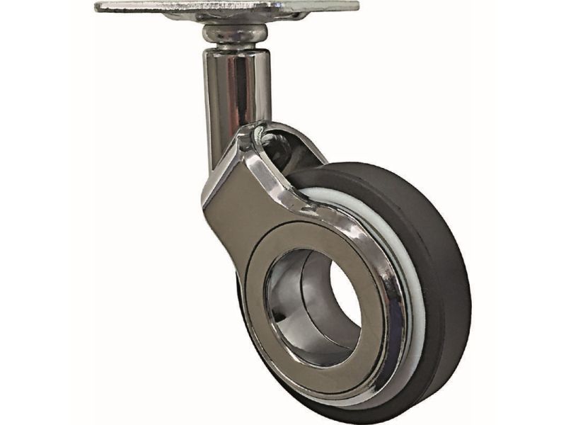 2.4-Inch Hub-Free Desginer Casters, Vacant – Shepherd Hardware