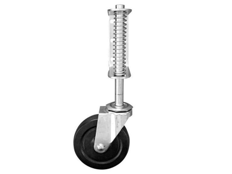 5-Inch Spring Loaded Gate Caster, 220-lb Load Capacity – Shepherd Hardware