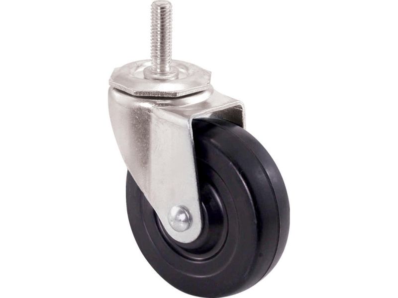 4-Inch Soft Rubber Swivel Stem Caster, 1/2-Inch Stem Diameter, 200-lb ... 4-Inch Soft Rubber Swivel Stem Caster, 1/2-Inch Stem Diameter, 200-lb ...