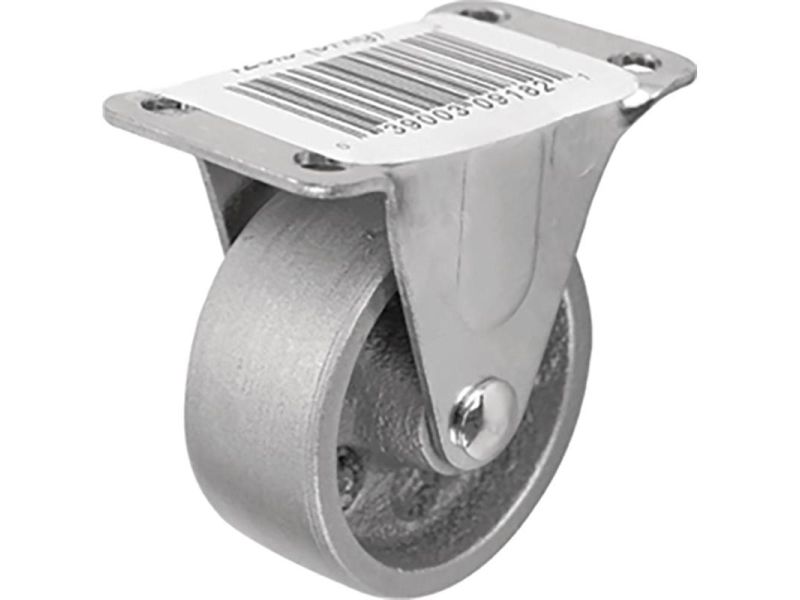 2-Inch Rigid Plate Cast Iron Caster, 125-lb Load Capacity – Shepherd ...
