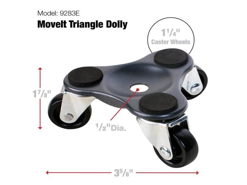 Move-It 4-Inch Steel Tri-Dolly – Shepherd Hardware