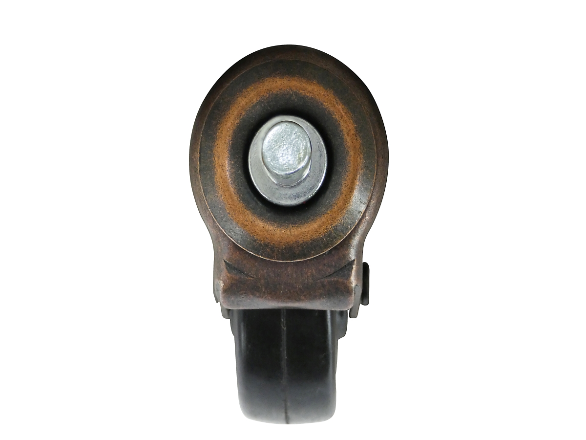 2-Inch Medium Duty Stem, Copper & Black Caster, 2-Pack – Shepherd Hardware