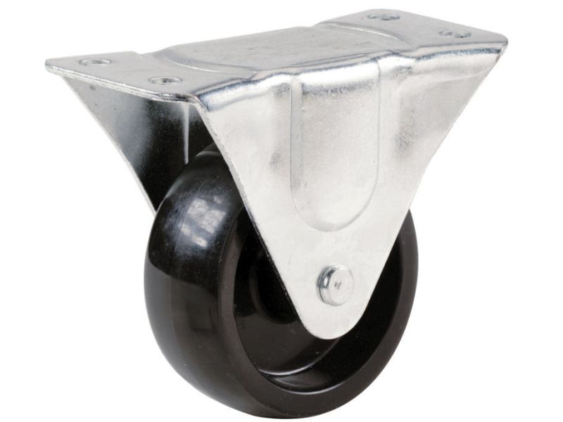 2-Inch Rigid Plate Polypropylene Caster, 125-lb Load Capacity ...