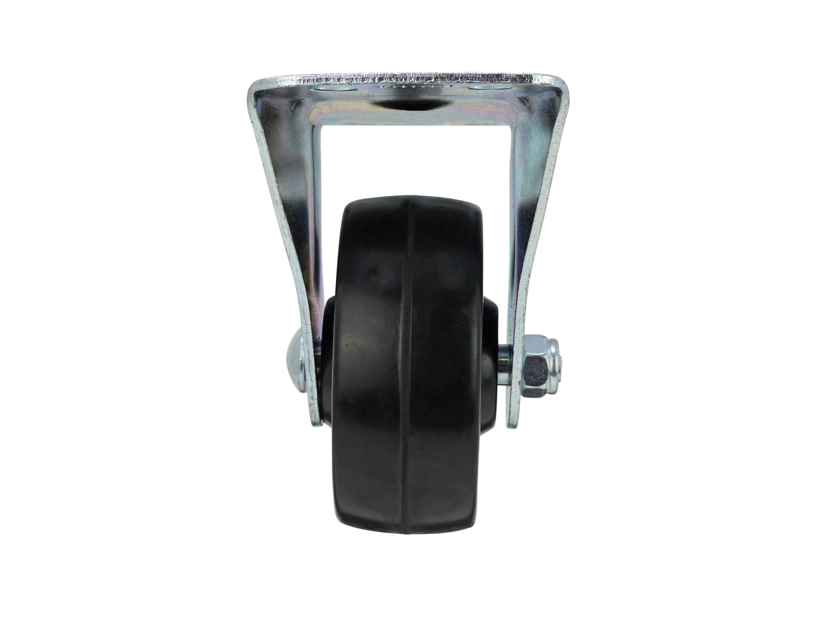 3-Inch Soft Rubber Rigid Plate Caster, 175-lb Load Capacity – Shepherd ...