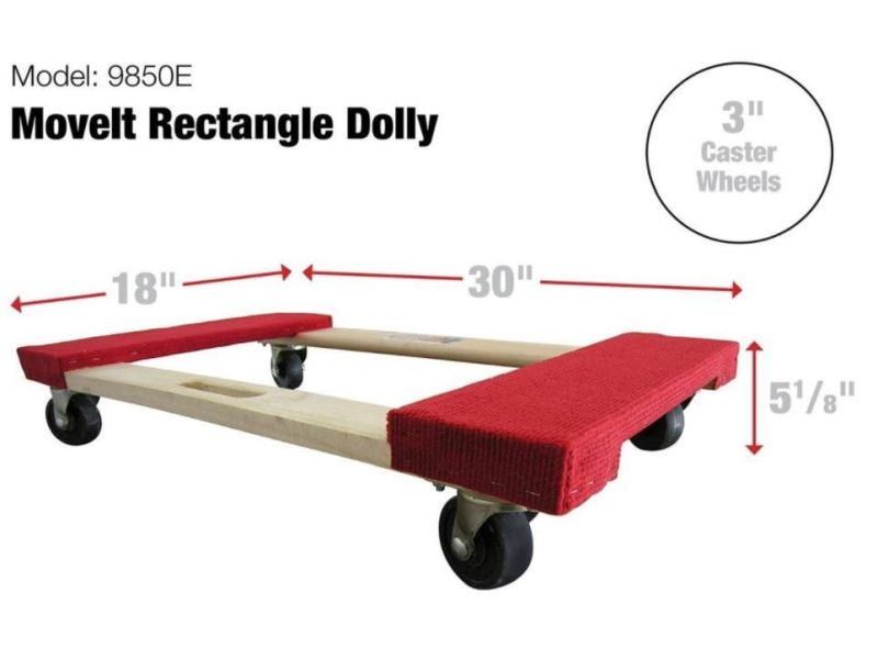 Move-It Carpeted Solid Wood Moving Dolly – Shepherd Hardware