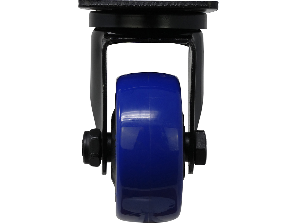 3″ Black & Blue TPU Swivel Caster – Shepherd Hardware